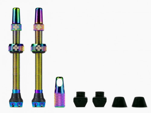 Muc-off Tubeless Valve Kit - Rainbow | SPOKE